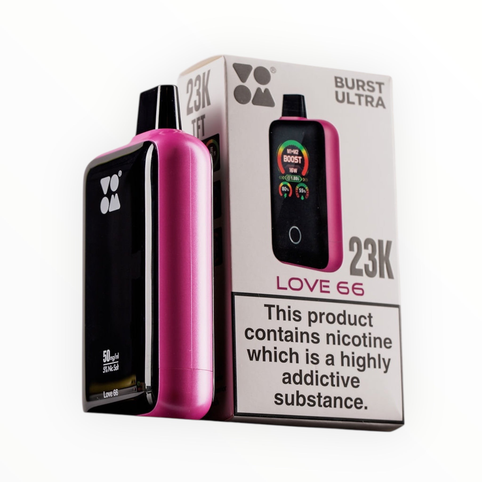 VOOM BURST ULTRA 23K – نكهة لوف 66 (LOVE 66) – AZ SMOKER