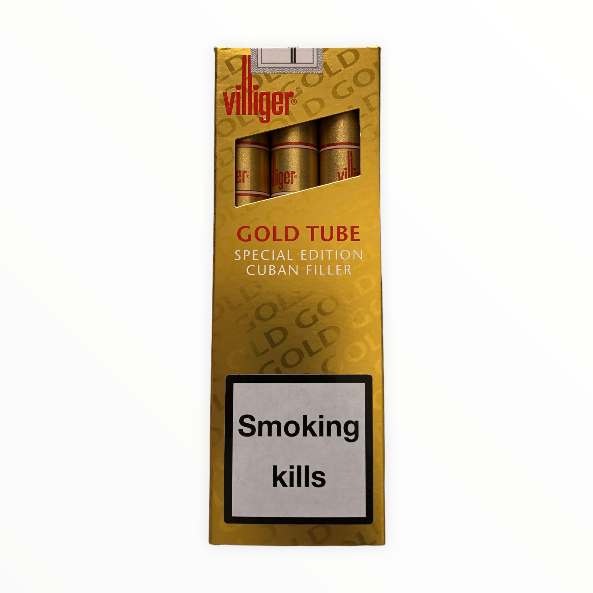 VILLIGER GOLD TUBE عبوه من سيجار فليجر تيوب الذهبي الفاخر - AZ SMOKER